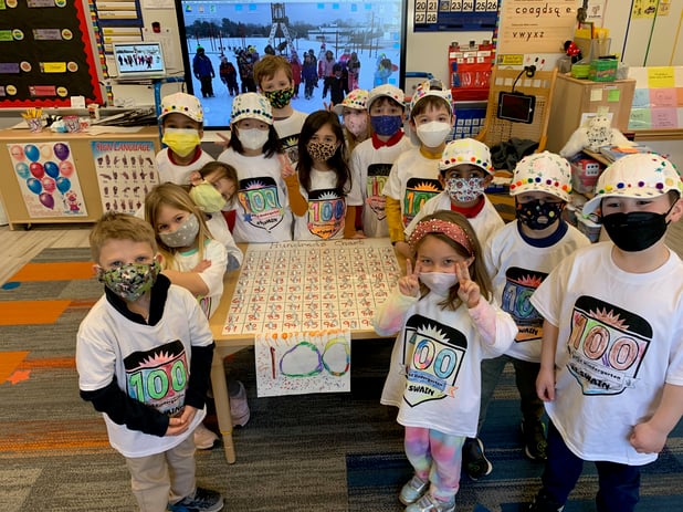 100th Day Celebration in Kindergarten 2022