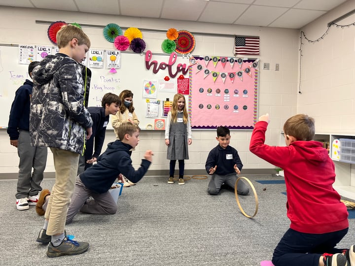 MA Third Grade Gets Together for Lenape Games