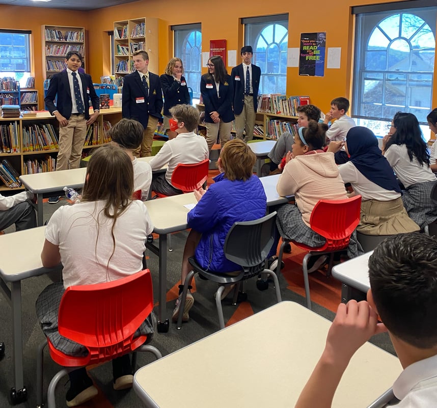 Moving Up: Fifth Grade Visits the Middle School